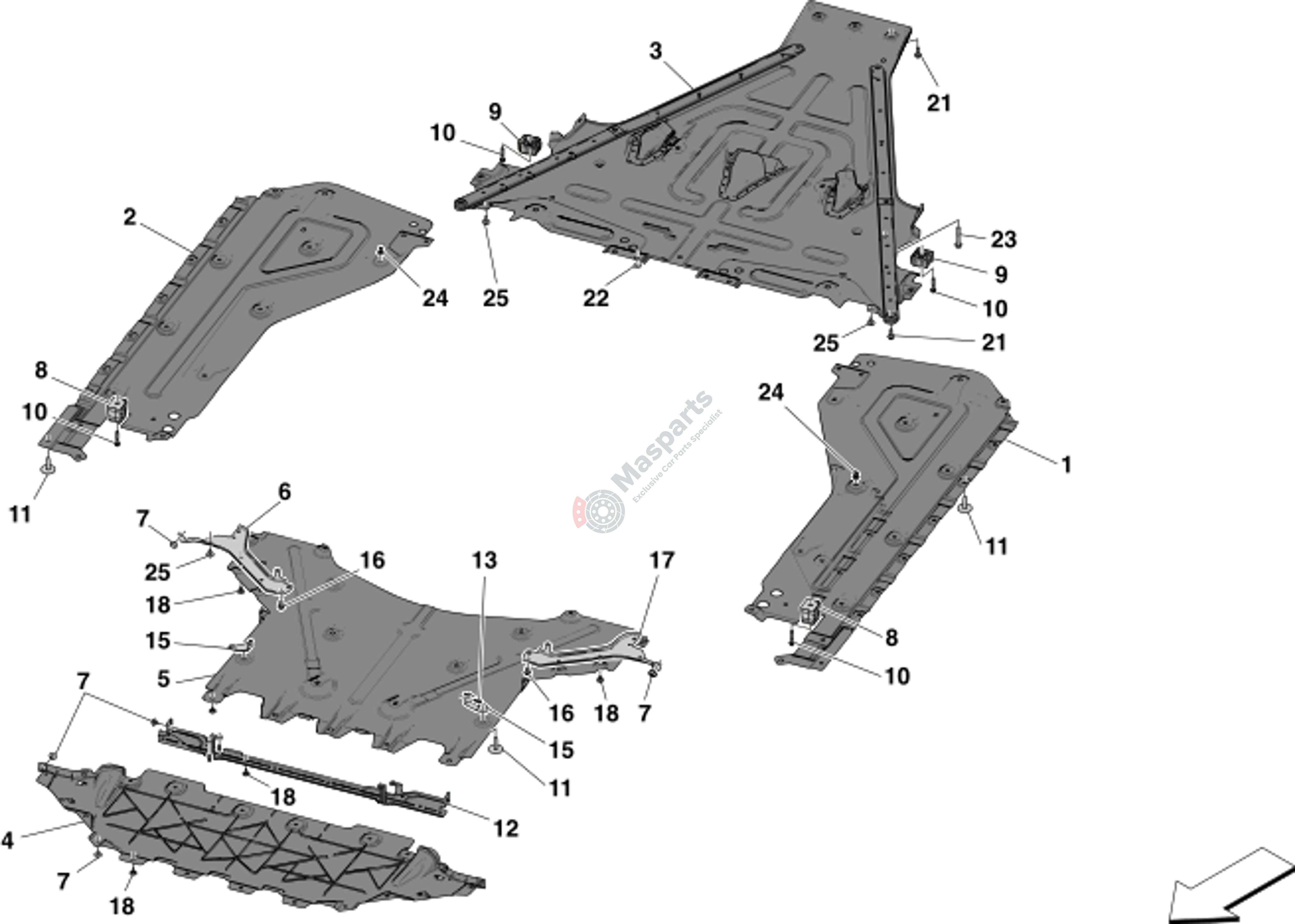 GranCabrio M189 - TROFEO - 2025 - AUTOMATIC 4WD - 3.0 BT V6 550 HP - 09 ...